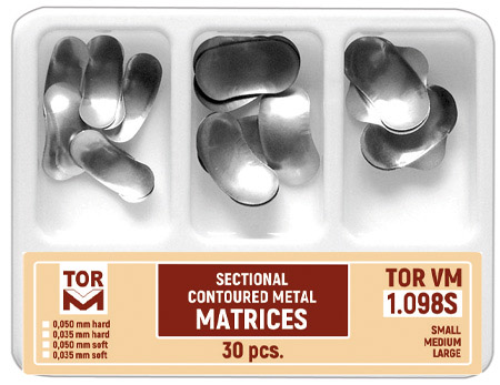 Sectional Contoured Metal Matrices and Accessories. TOR VM