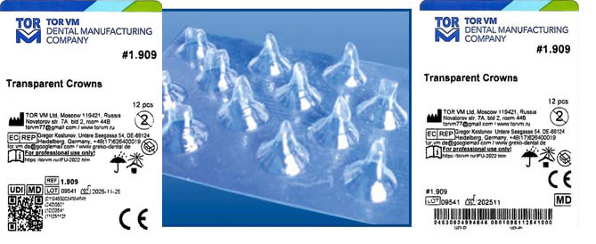 Transparent Crowns. TOR VM